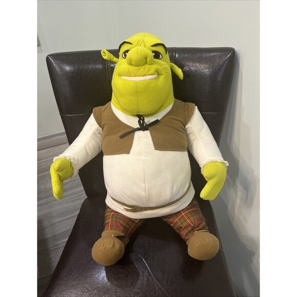 Hasbro | Toys | 204 Hasbro Dreamworks Shrek 2 Shrek 25 Jumbo Plush ...
